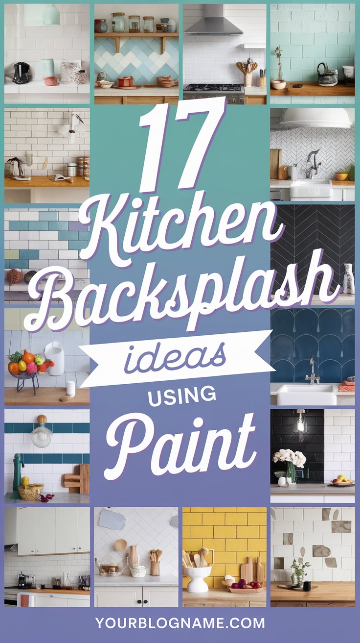 17 Kitchen Backsplash Ideas Using Paint 2026