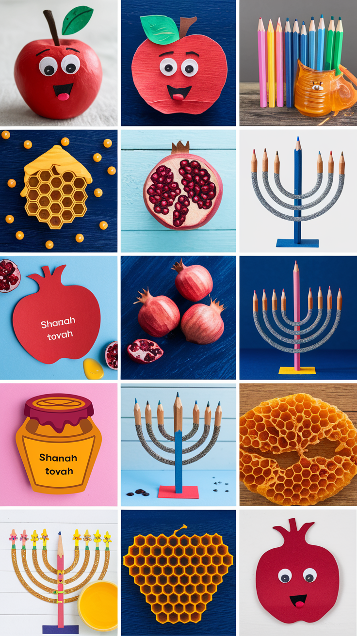 19 Beautiful Rosh Hashanah Crafts for Kids 2025