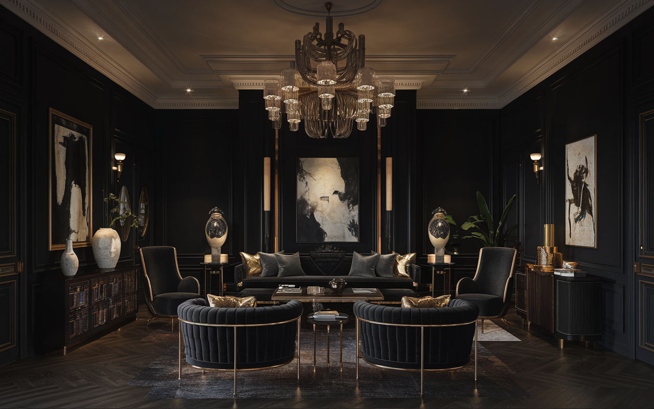 31 Dark Maximalism Ideas for an Elegant Atmosphere 2025