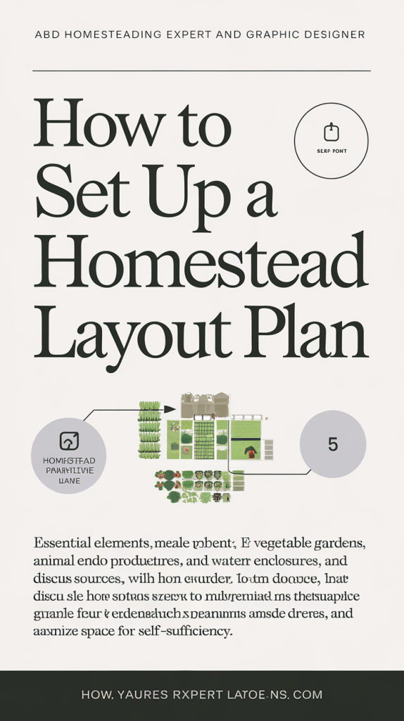 How to Set Up a Homestead Layout Plan 2026