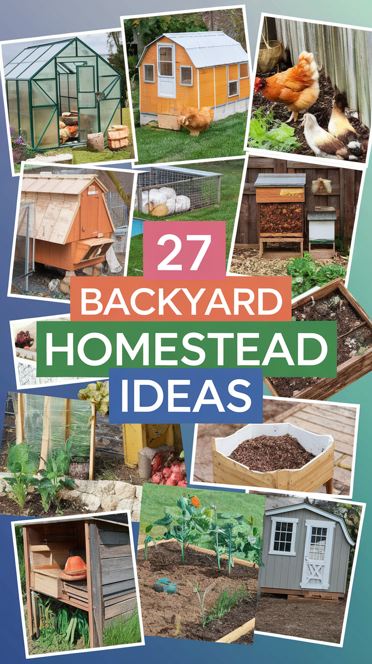 27 Backyard Homestead Ideas to Transform Your Space Into a Garden ...