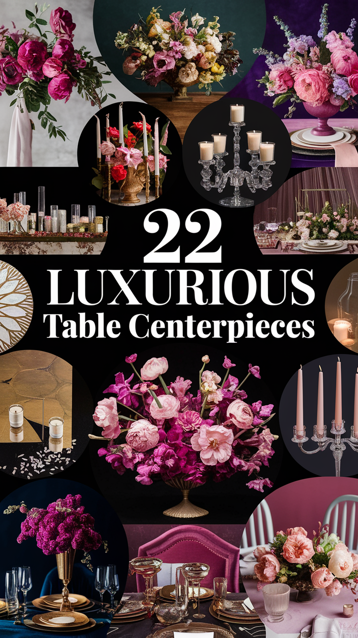 22 Luxurious Table Centerpieces That Will Elevate Your Dining ...
