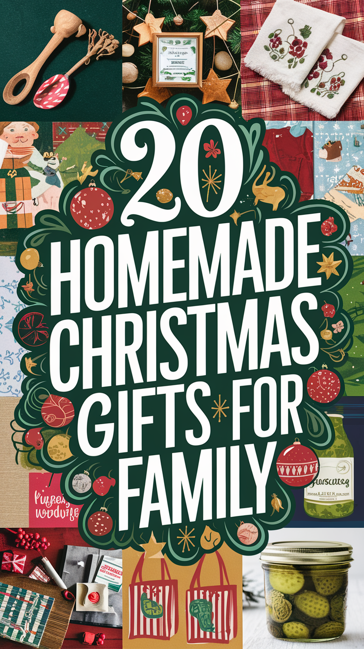 17 Homemade Christmas Gifts for Family That'll Melt Their Hearts 2026