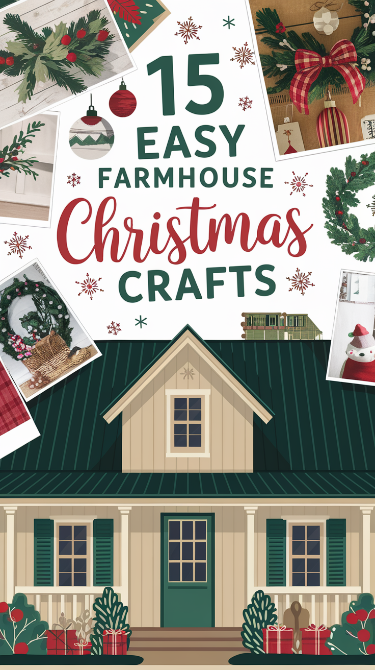 15 Easy Farmhouse Christmas Crafts You Can Make in One Weekend! 2026