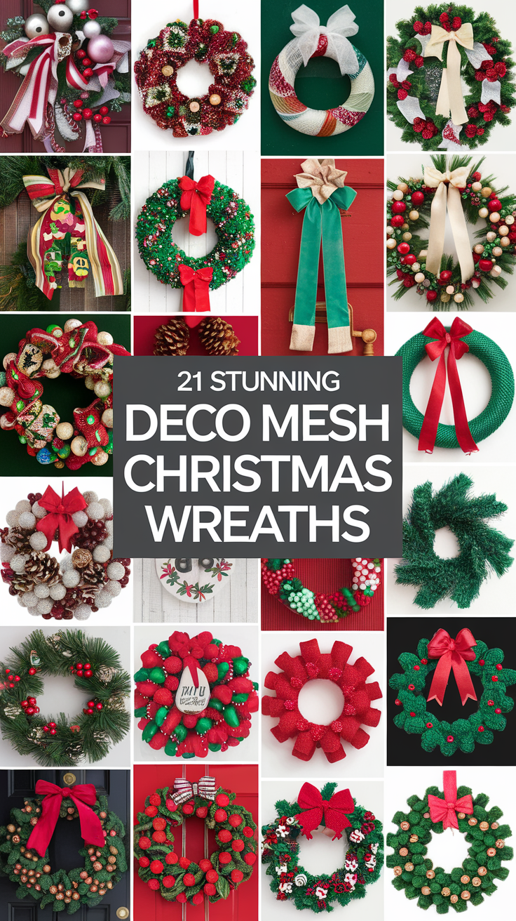 21 Stunning Deco Mesh Christmas Wreaths That Will Leave You Speechless ...