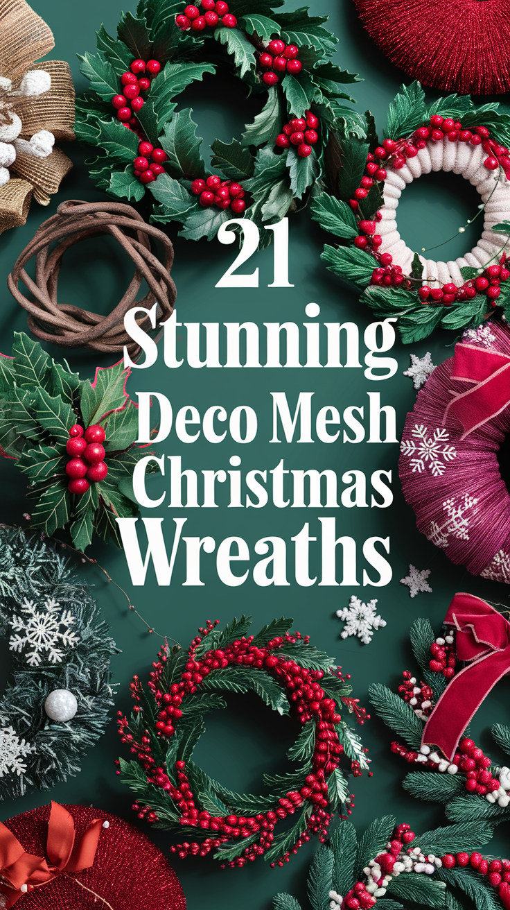 21 Stunning Deco Mesh Christmas Wreaths That Will Leave You Speechless ...