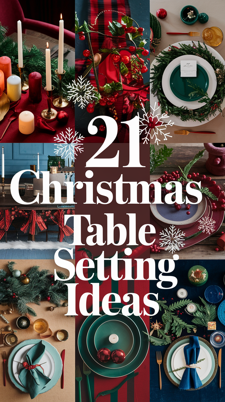 37 Christmas Table Setting Ideas Your Guests Will Love 2026