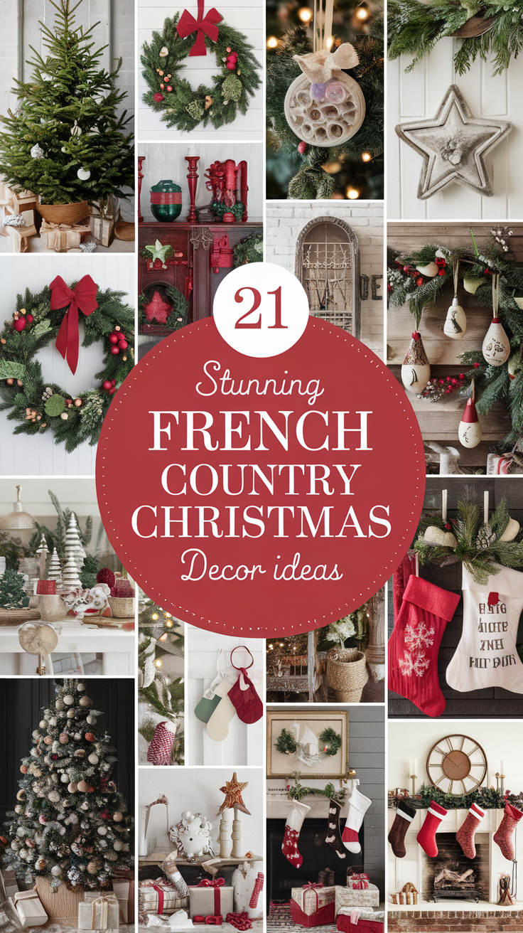 21 Stunning French Country Christmas Decor Ideas That'll Make You Wish ...