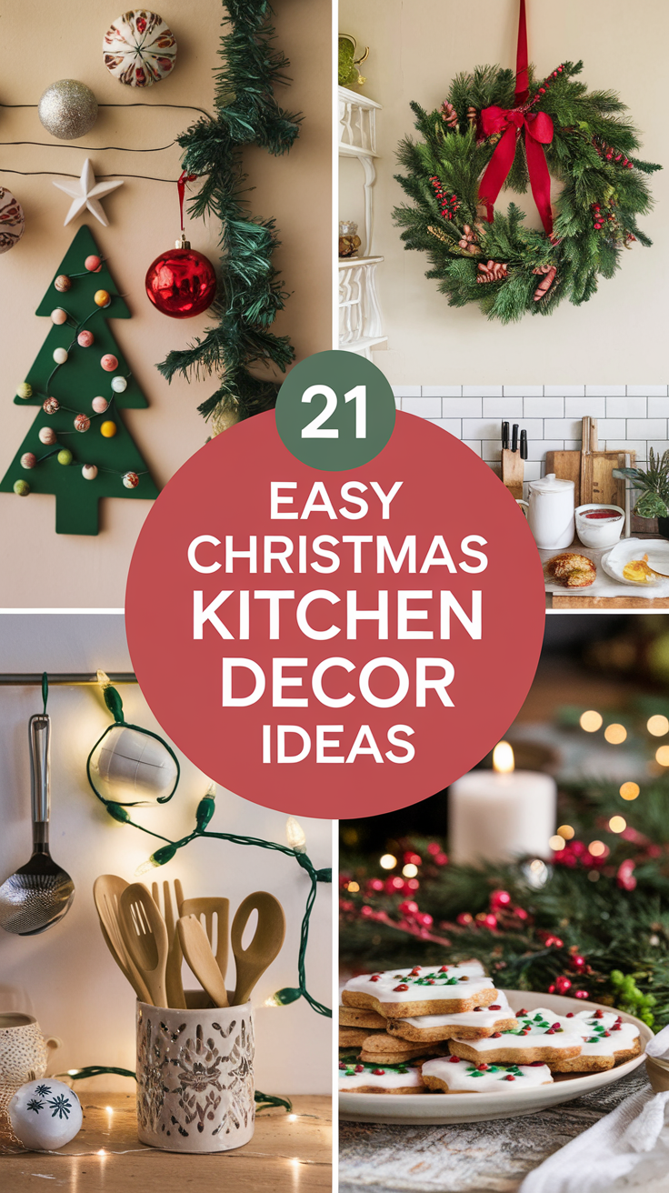 21 Easy Christmas Kitchen Decor Ideas That'll Make You Feel the Holiday ...