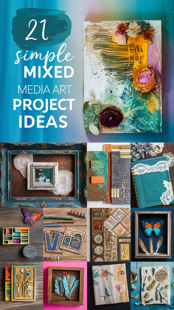 21 Simple Mixed Media Art Project Ideas 2026