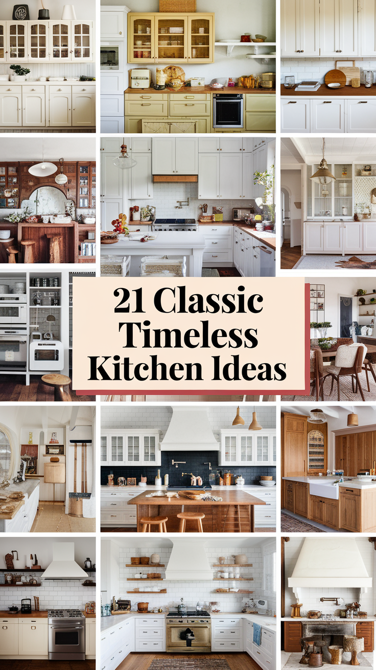 15 Classic Timeless Kitchen Ideas for a Sophisticated Space 2025