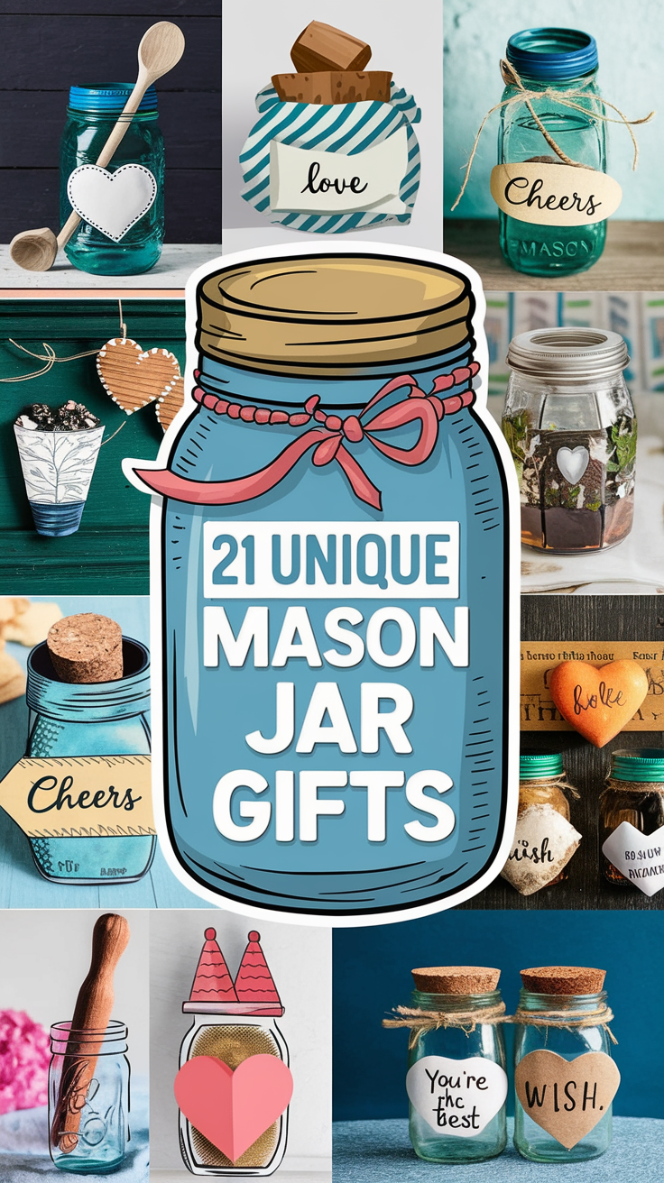 21 Unique Mason Jar Gifts for Every Occasion 2026