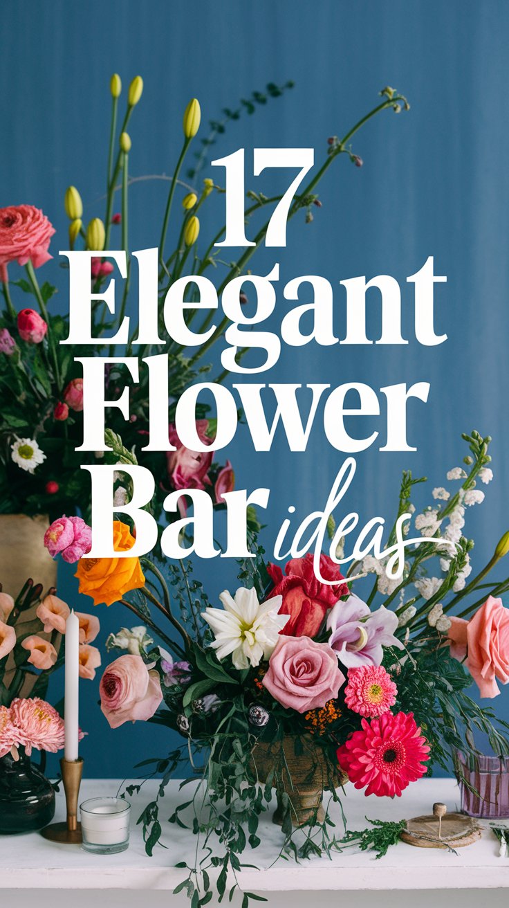 17 Flower Bar Ideas To Create A Stunning Floral Display 2026